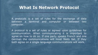 Network protocols | PPT