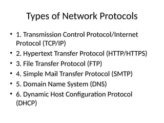 Network_Protocols.pptxNetwork_Protocols. | PPTX