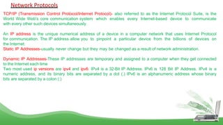 network protocol | Networking by Nitasha Chaturvedi | PPTX