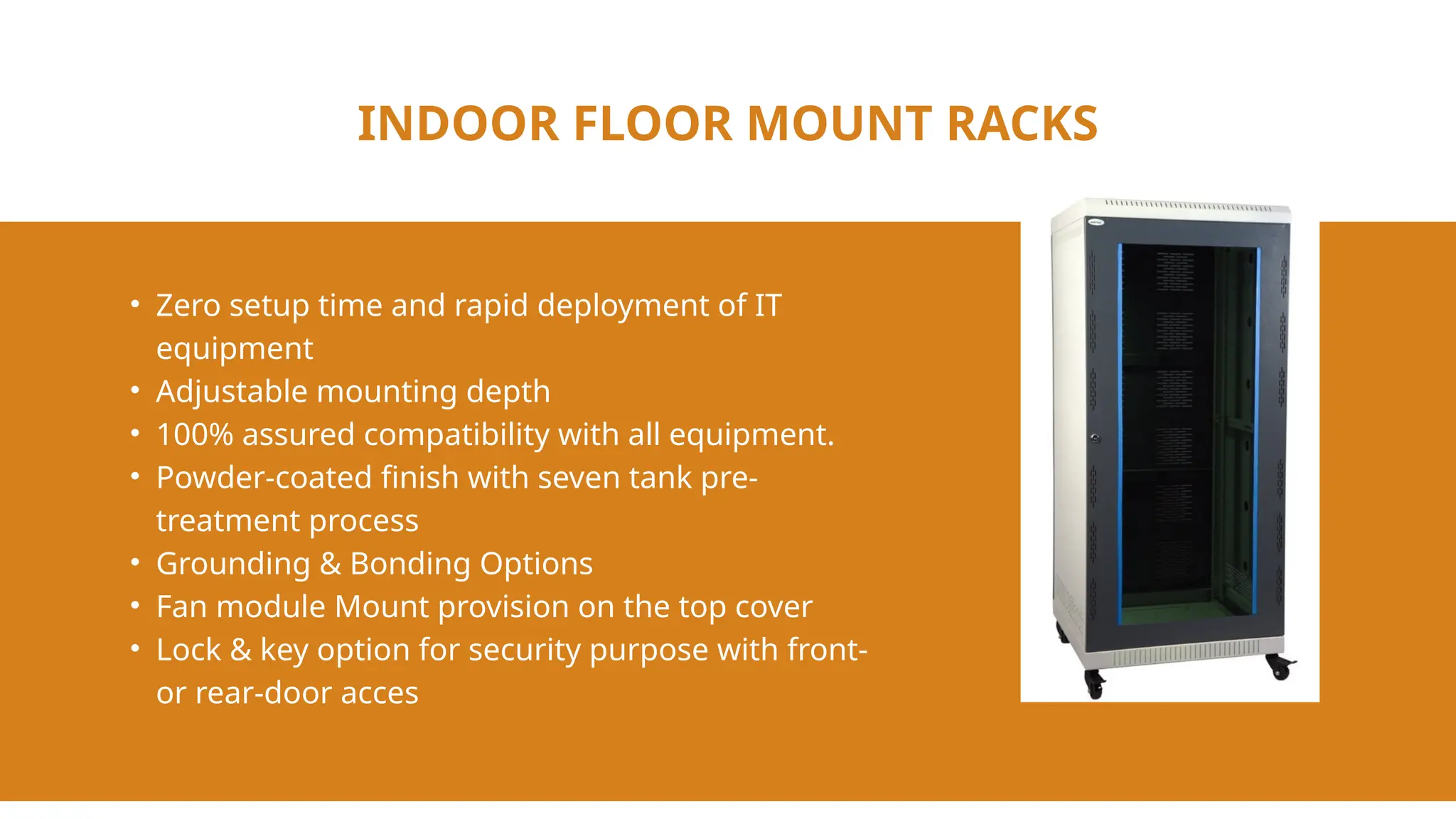 Indoor Floor mount Racks mount patch panel | PPT