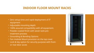 Indoor Floor mount Racks mount patch panel | PPT