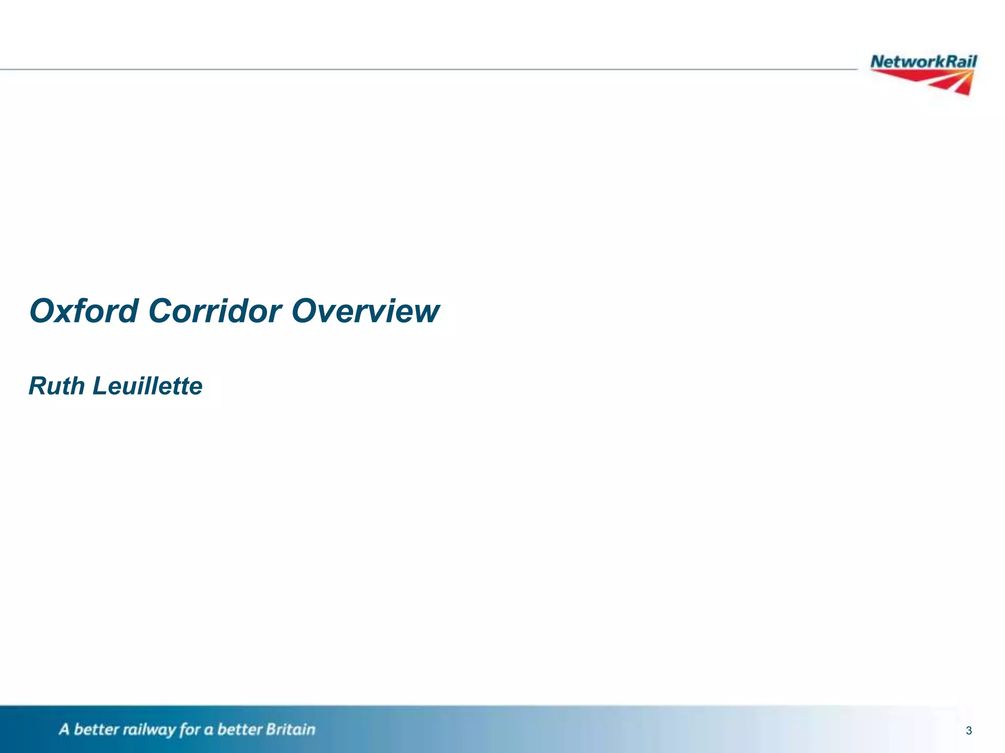 Network Rail Developments | PPTX