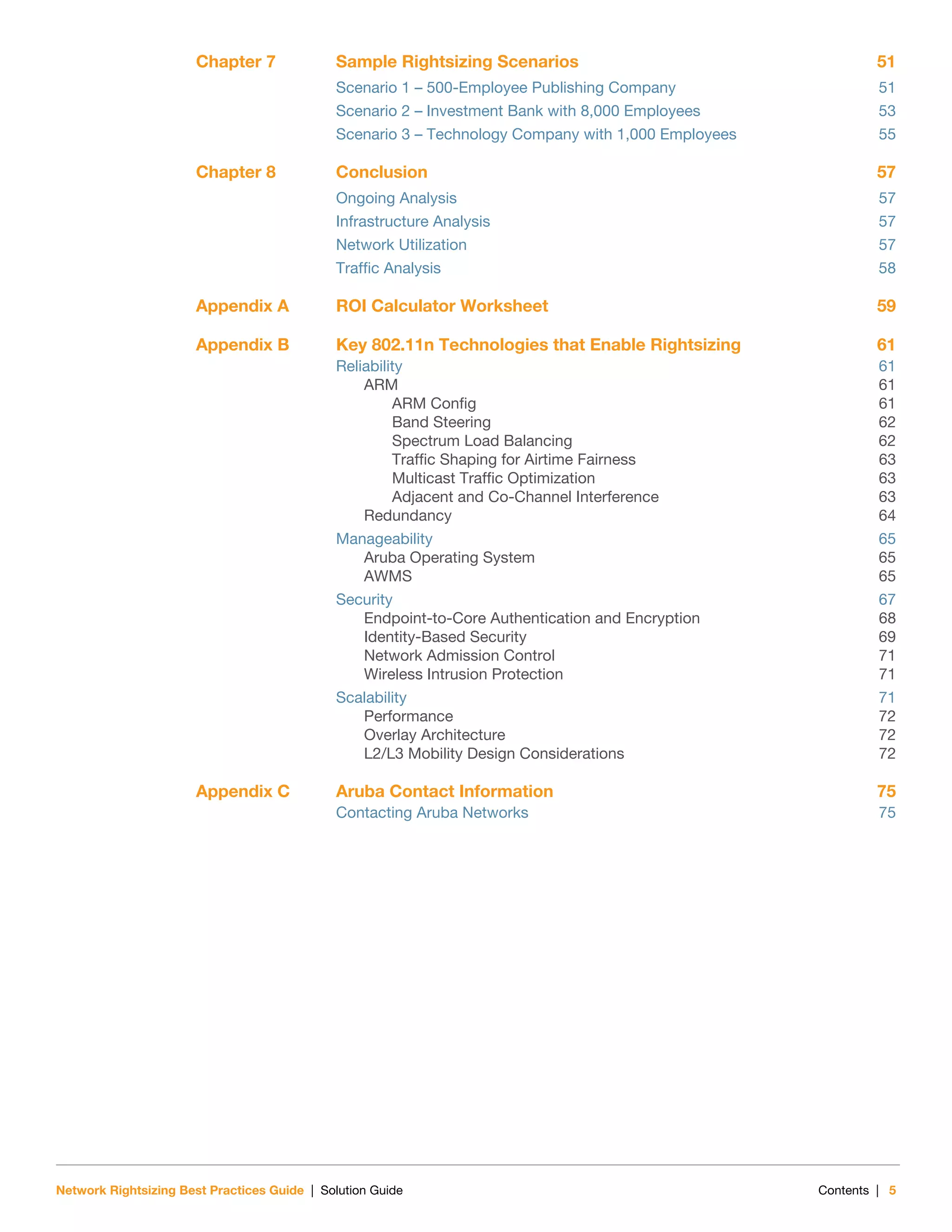 Network Rightsizing Best Practices Guide | PDF