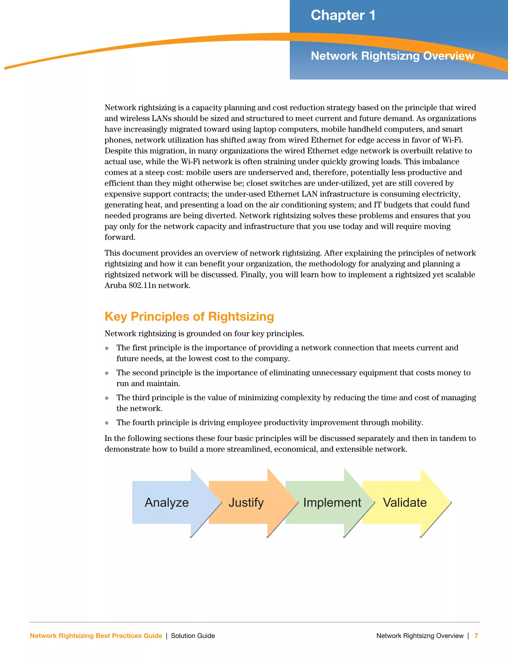 Network Rightsizing Best Practices Guide | PDF