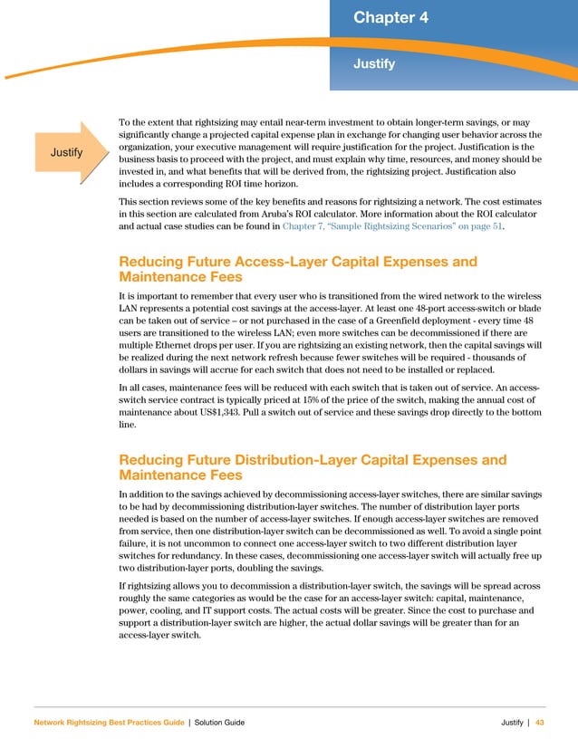 Network Rightsizing Best Practices Guide | PDF