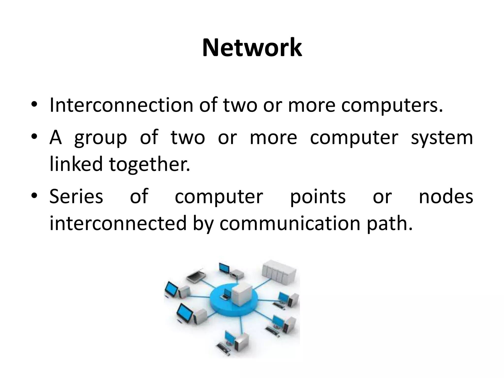 Networks | PPTX | Computer Networking | Computing