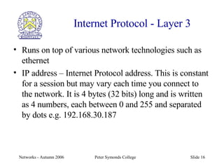 Networks A2 | PPT