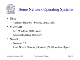 Networks A2 | PPT