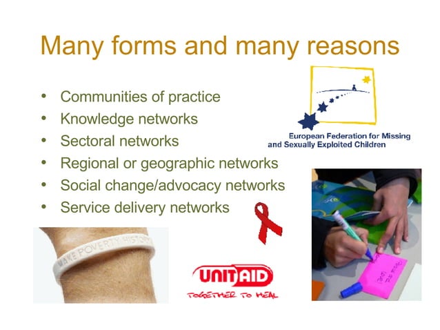 Networks and advocacy | PPT