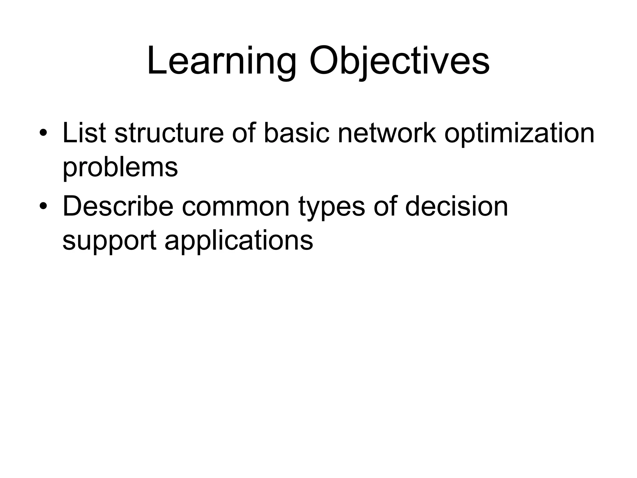 Transportation Network Analysis And Optimization Pptx Computer Networking Computing