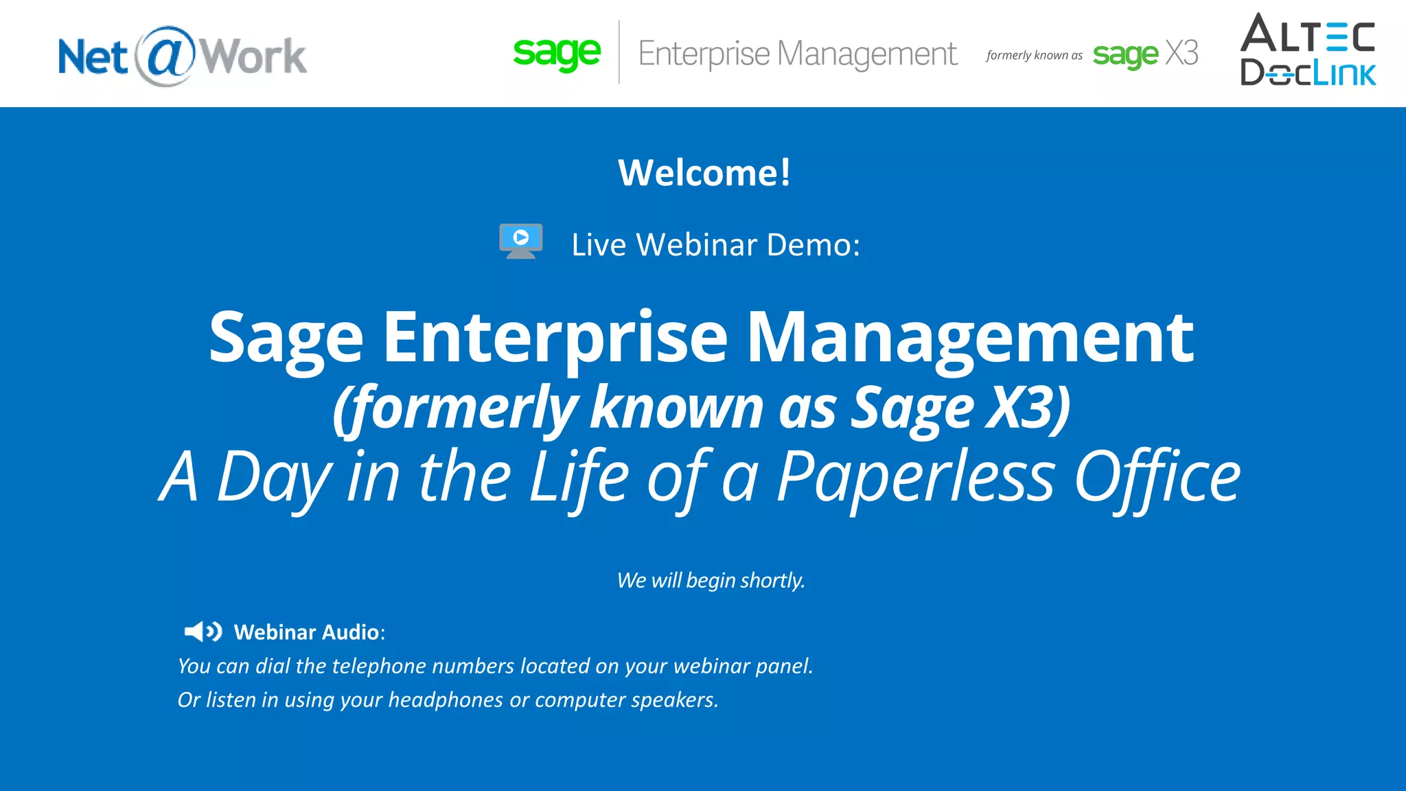 Sage Enterprise Management (formerly known as Sage X3) Integrated Document Management | PDF ...