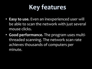 Network scanner | PPT