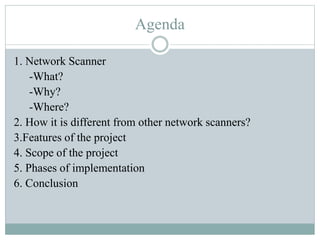 Network scanner | PPT