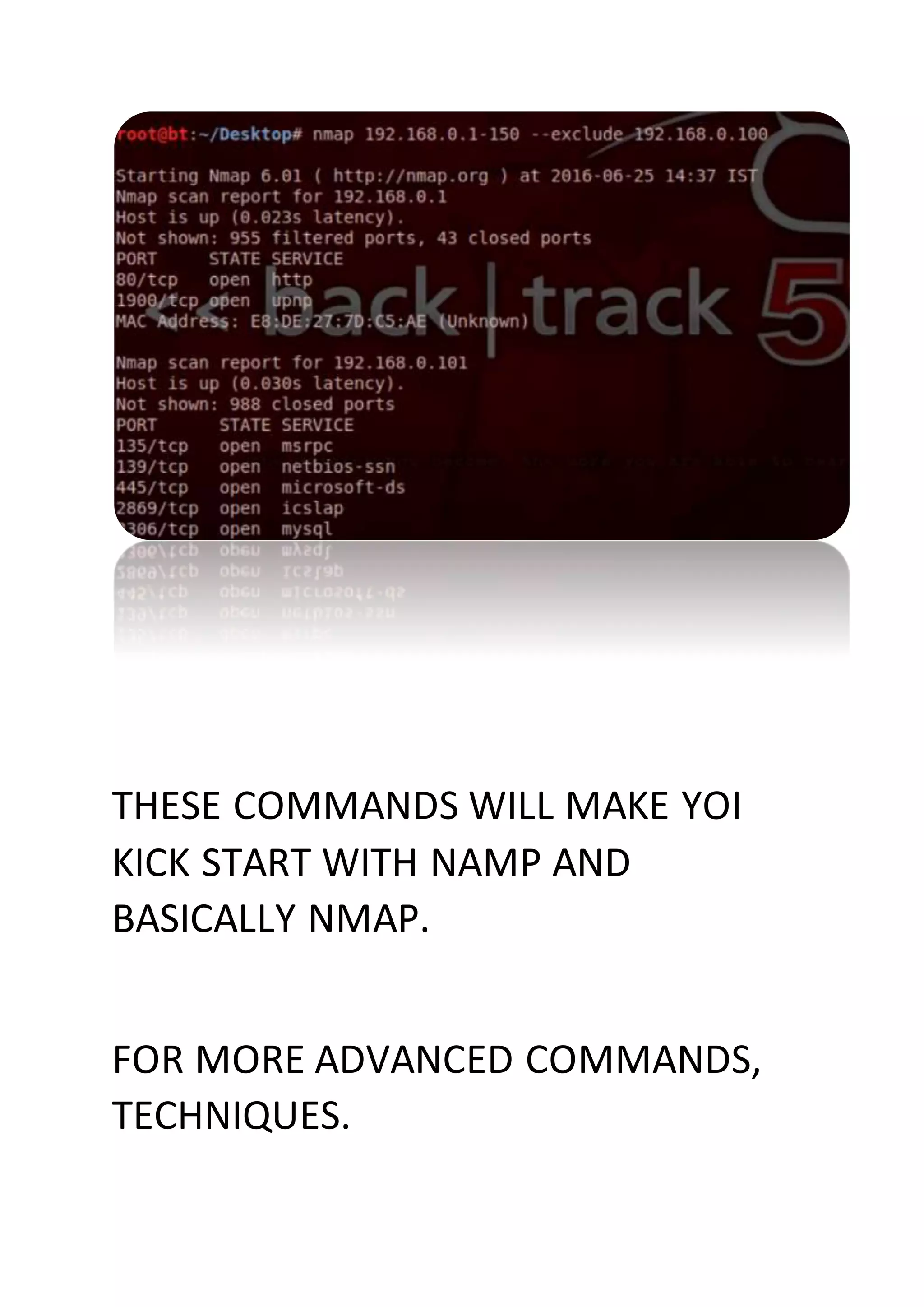 Network Scanning With Nmap Docx Operating Systems Computer