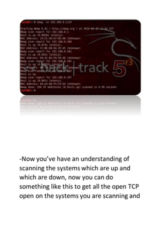 Network scanning with nmap | DOCX