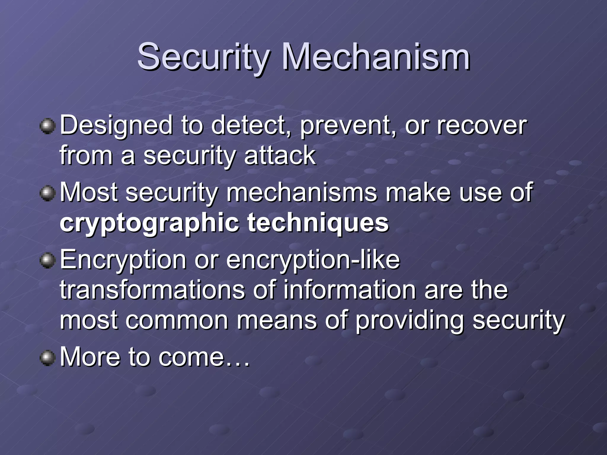 Network Security and Cryptography | PPT