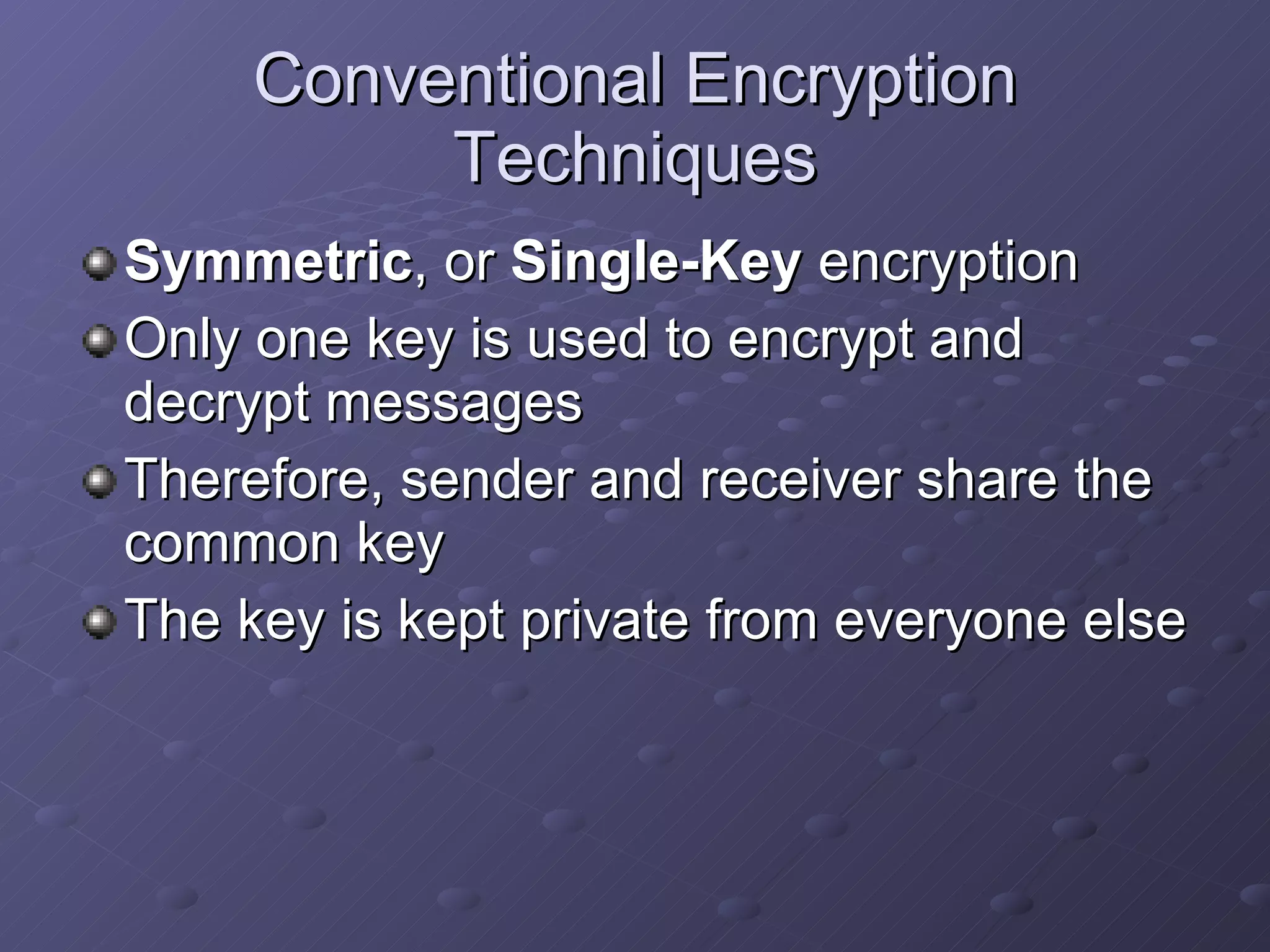 Network Security and Cryptography | PPT