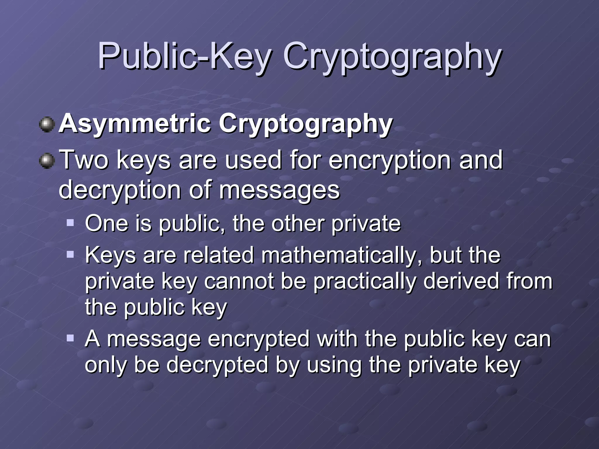 Network Security and Cryptography | PPT