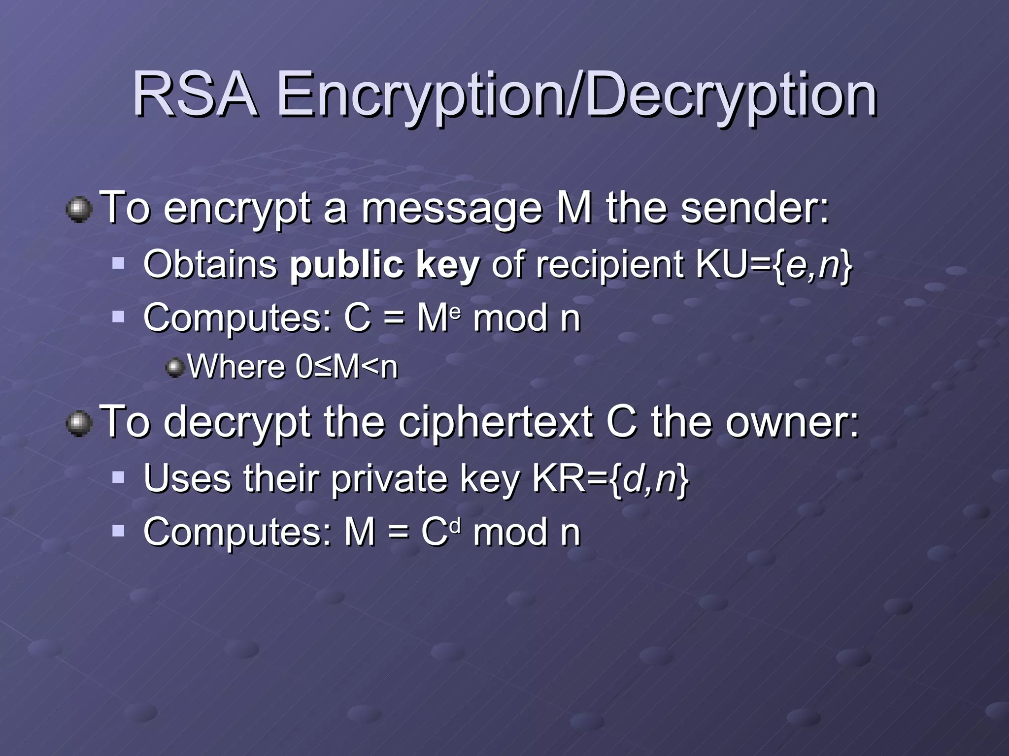 Network Security and Cryptography | PPT