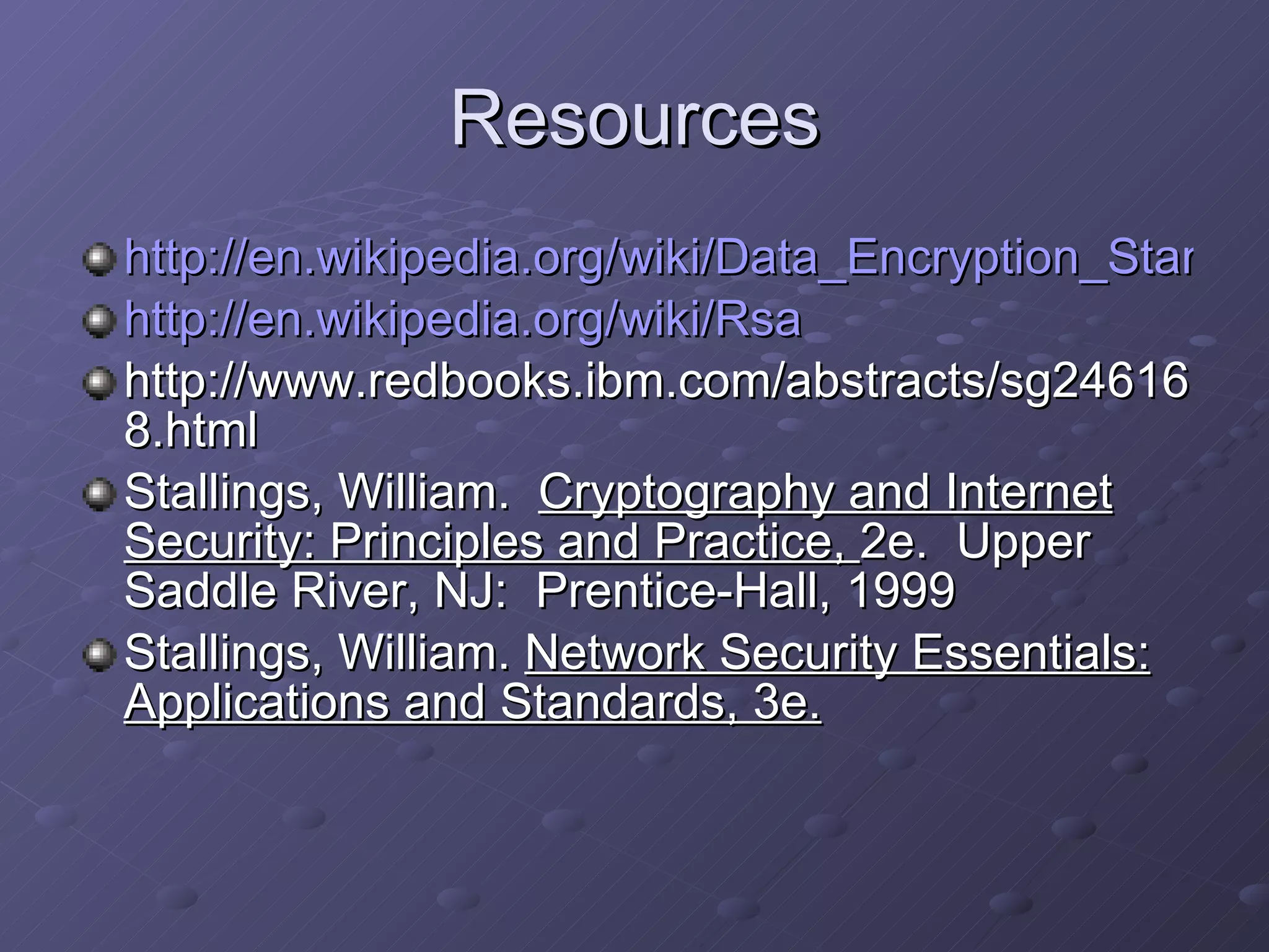 Network Security and Cryptography | PPT