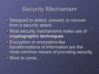 Network Security and Cryptography | PPT