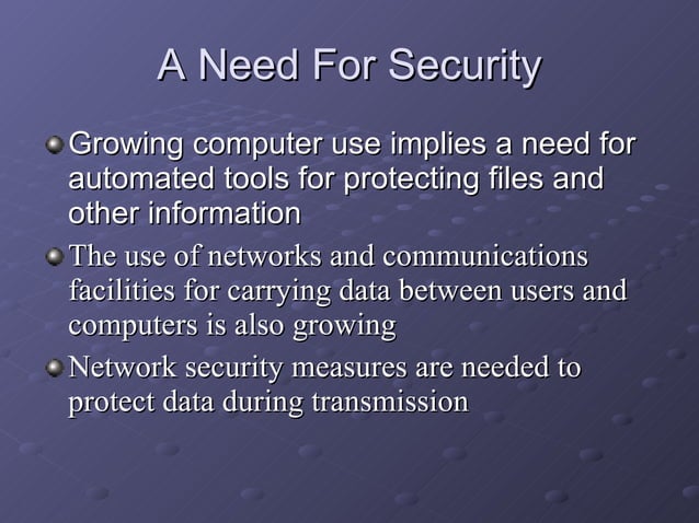 Network Security and Cryptography | PPT | Information and Network Security | Computing