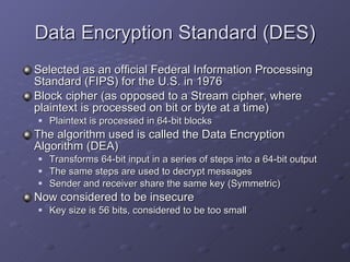 Network Security and Cryptography | PPT