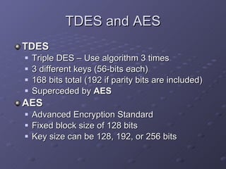 Network Security and Cryptography | PPT