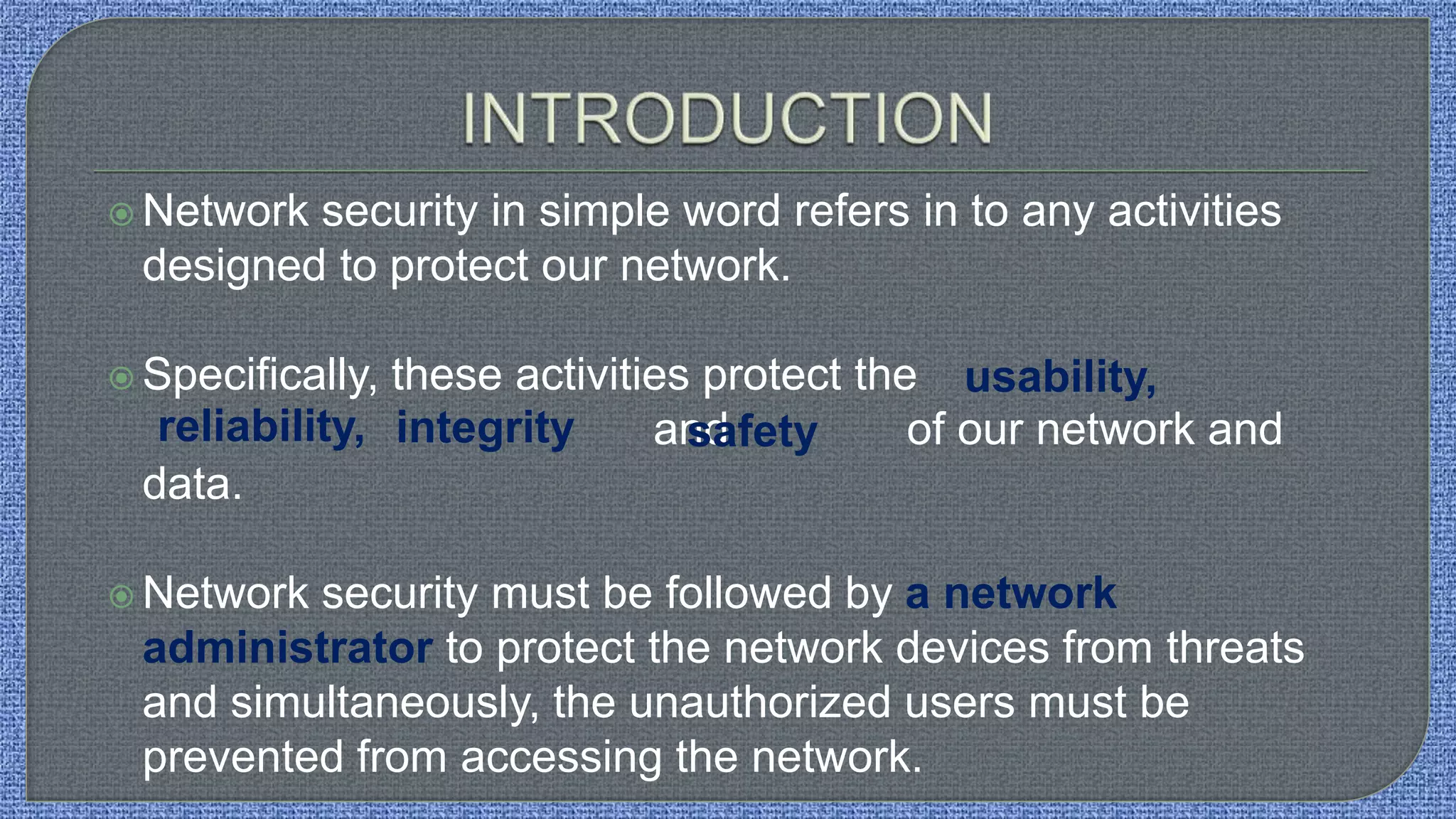 Network security | PPTX