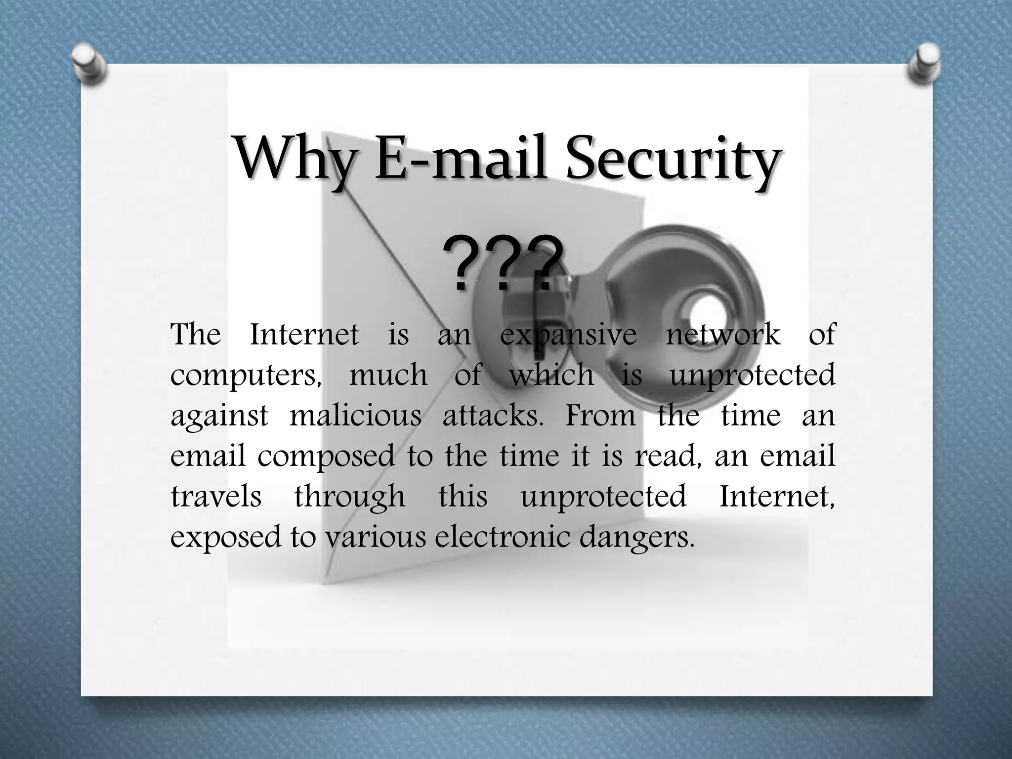 S/MIME & E-mail Security (Network Security) | PPTX