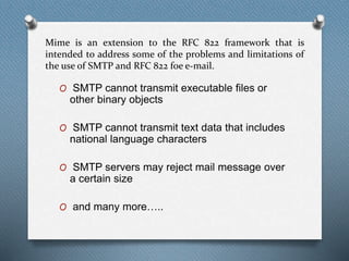 S/MIME & E-mail Security (Network Security) | PPTX