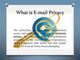 S/MIME & E-mail Security (Network Security) | PPTX