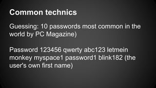 Network security - Basic concepts | PPTX