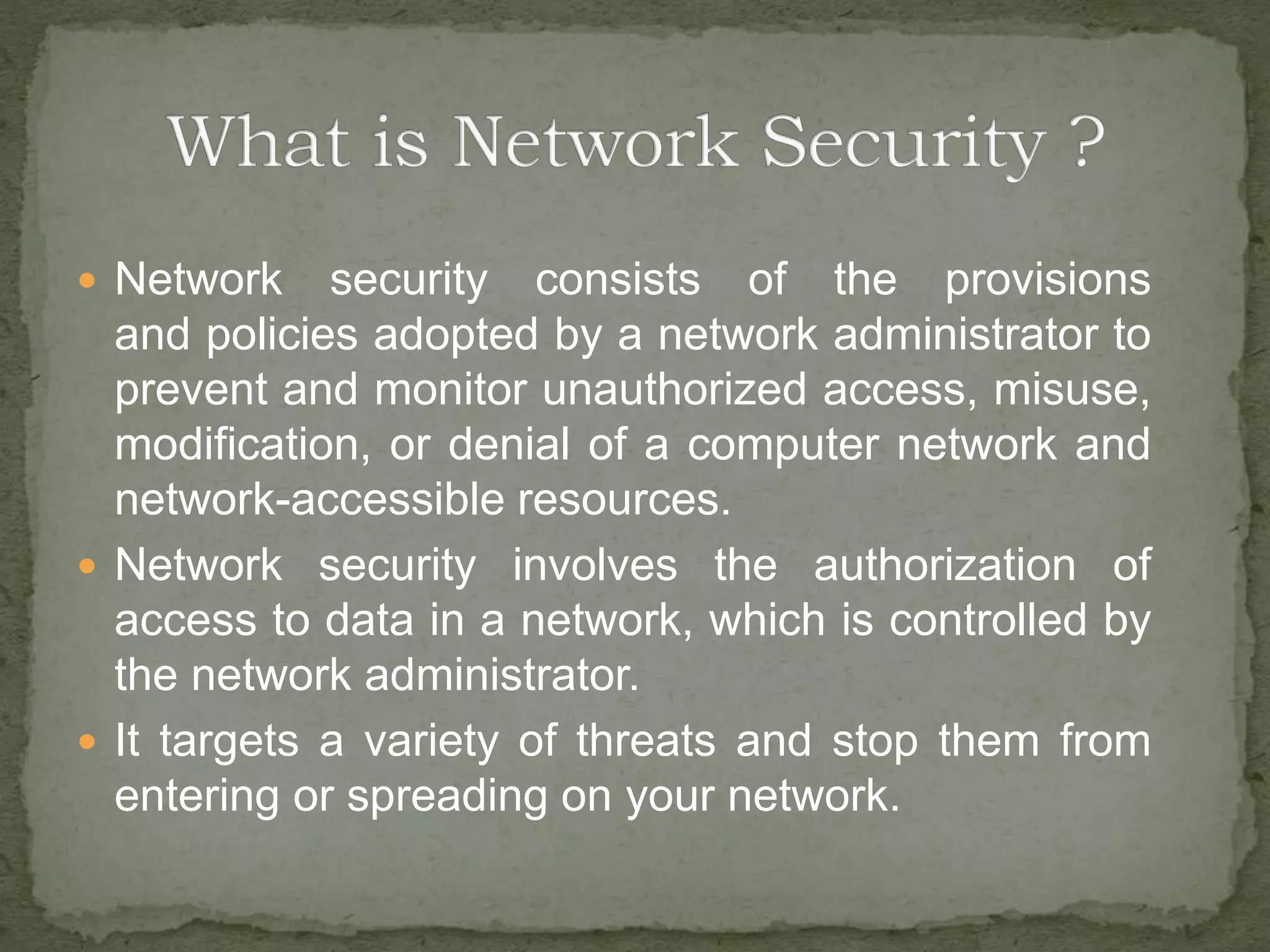 Network security | PPT