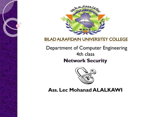 Introduction To Network Security Pdf Information And Network