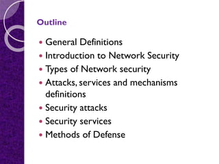 Introduction to Network security | PDF