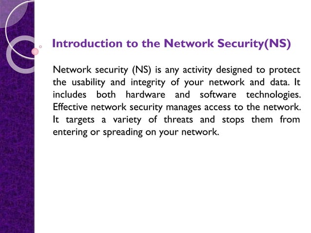 Introduction to Network security | PDF | Information and Network Security | Computing