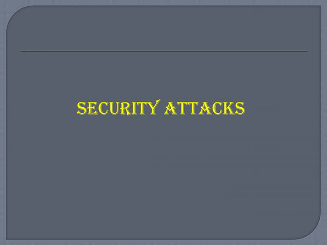 Network security - OSI Security Architecture | PDF