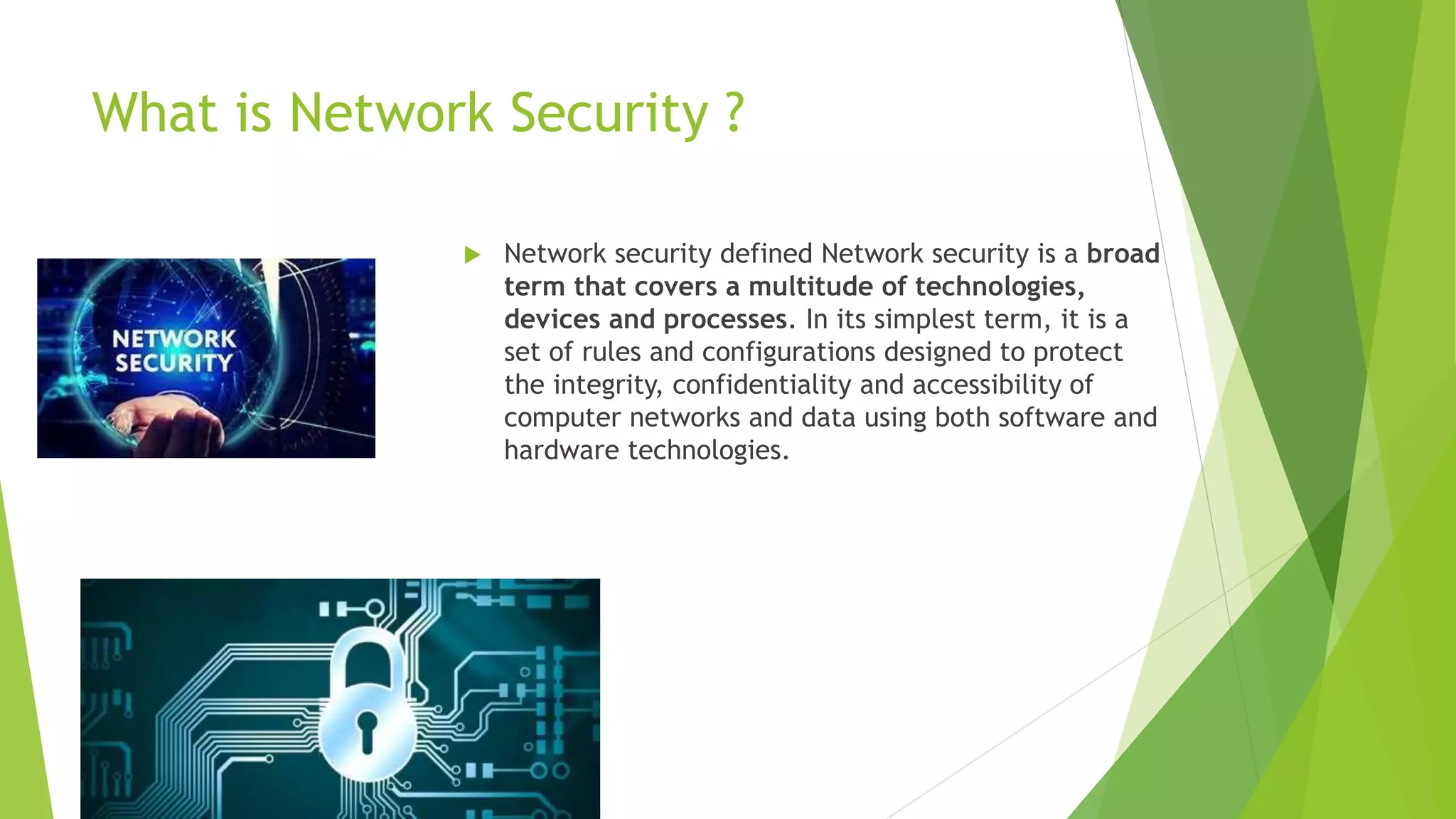 Network security.pptx | Information and Network Security | Computing