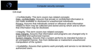 Network security chapter 1 | PDF