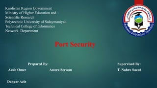 Network Security- port security.pptx