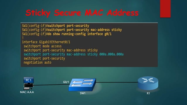 Network Security- port security.pptx | Operating Systems | Computer Software and Applications