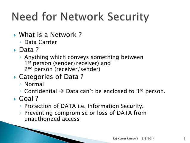 Network security and cryptography | PPT