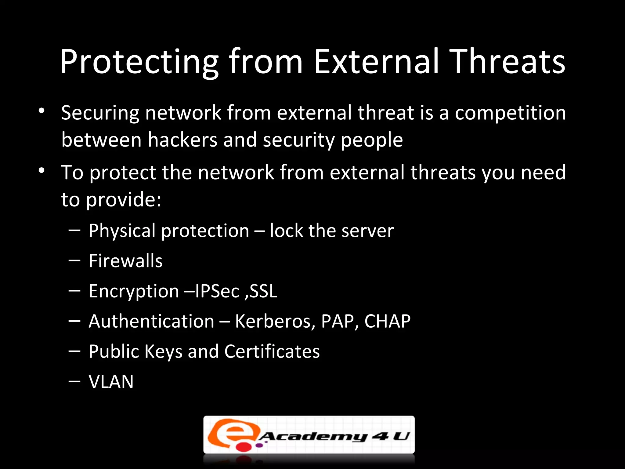 Network security and protocols | PPT