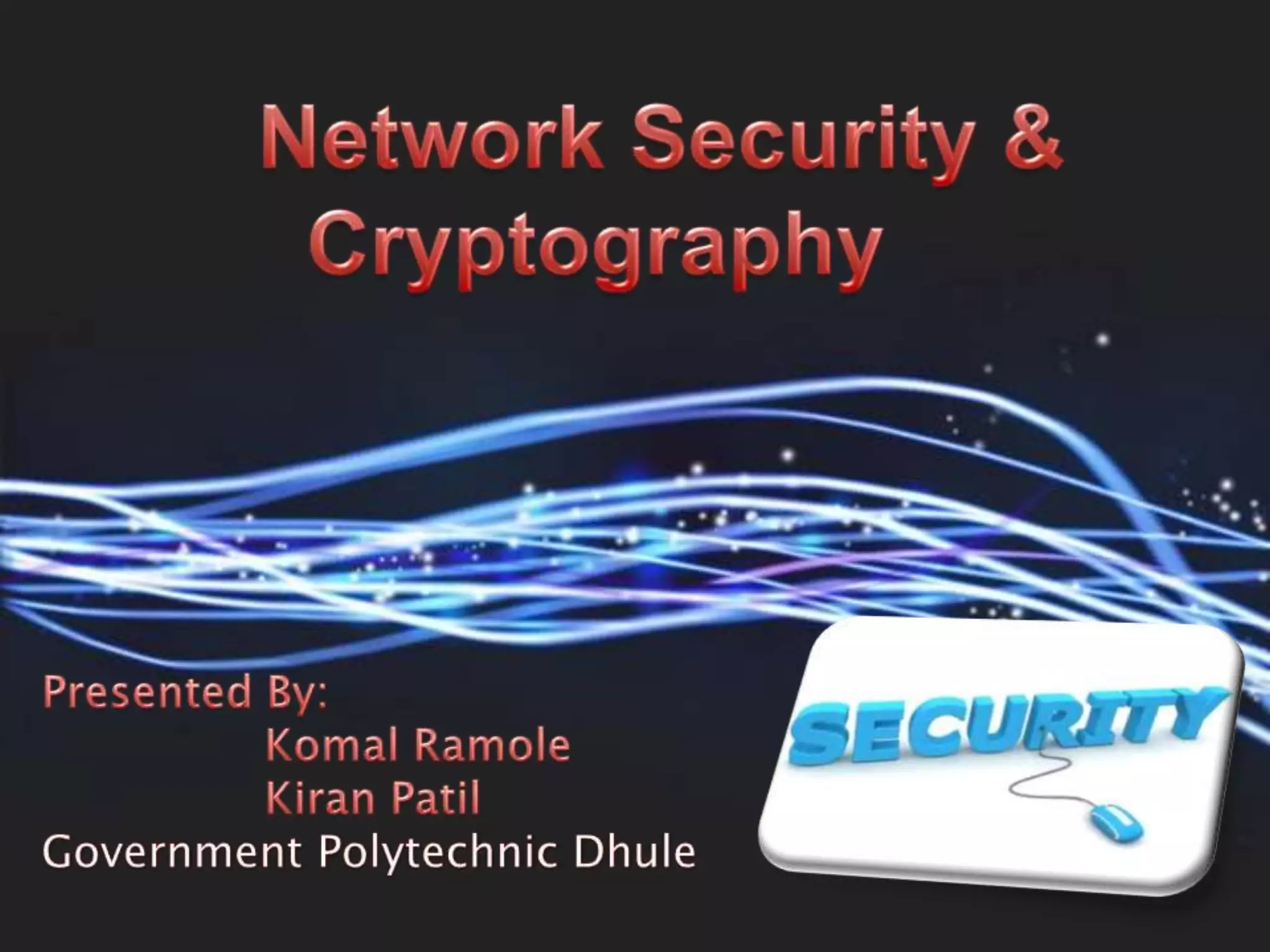 Network security & cryptography | PPTX