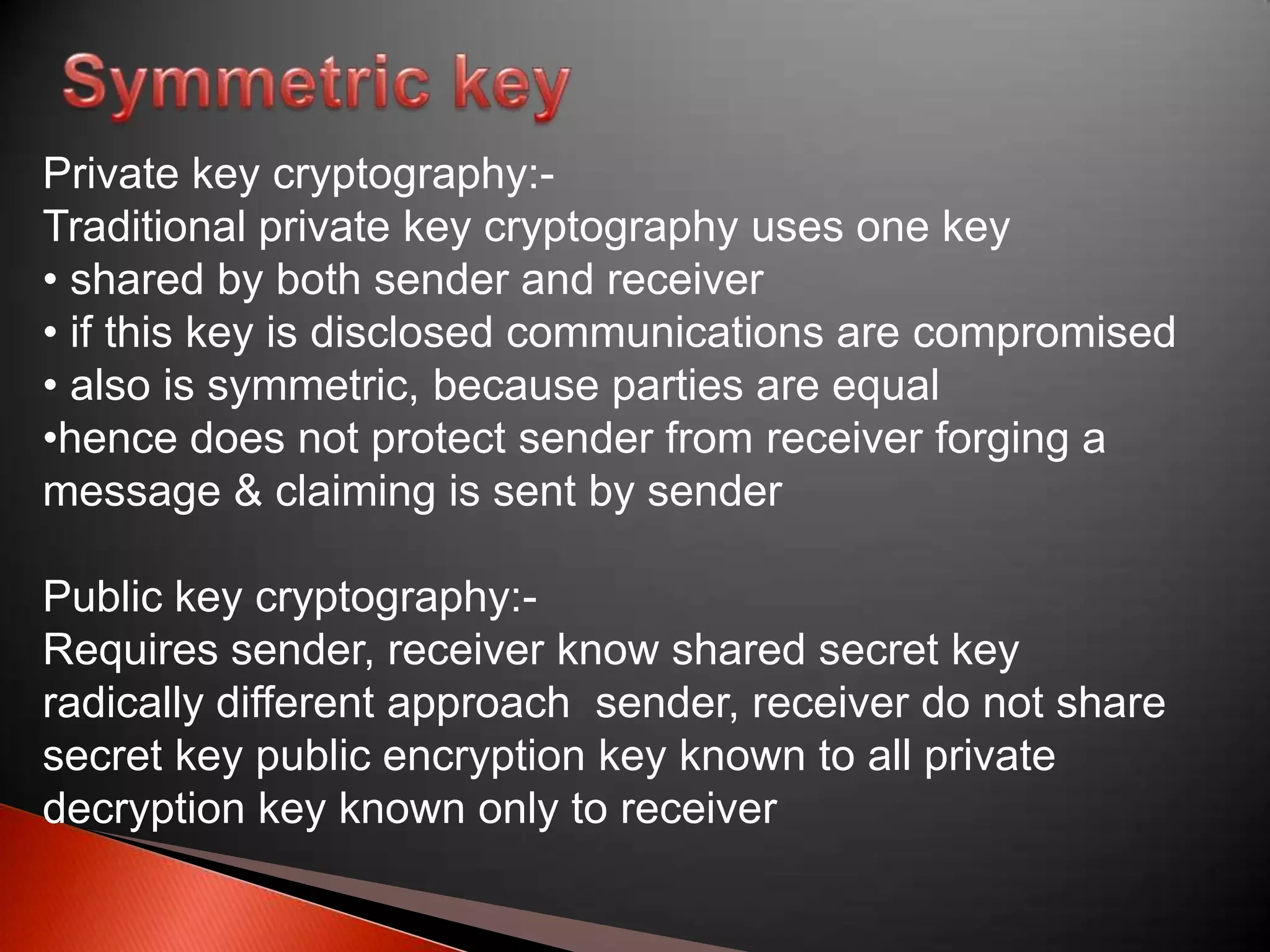 Network security & cryptography | PPTX