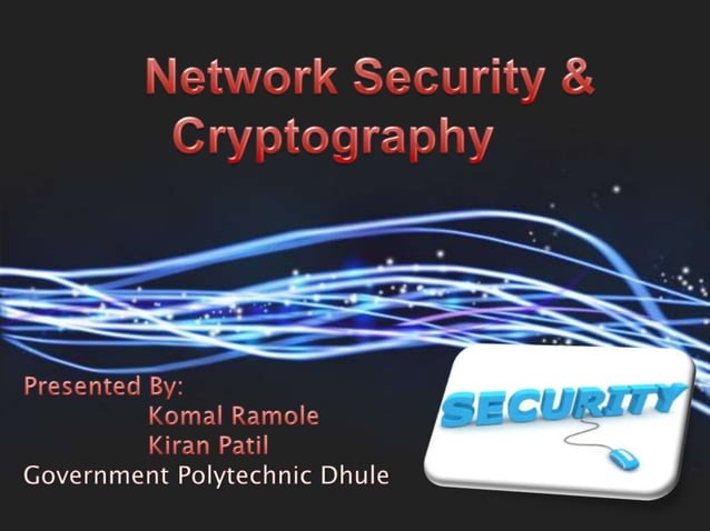 Network security & cryptography | PPT