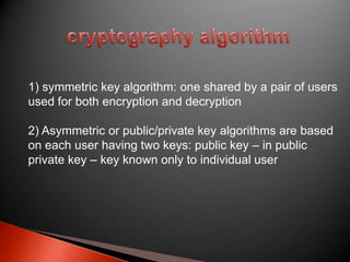 Network security & cryptography | PPTX