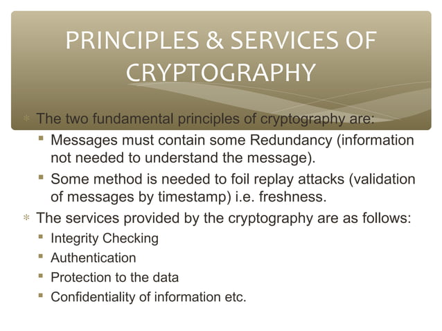 Network security cryptography ppt | PPT