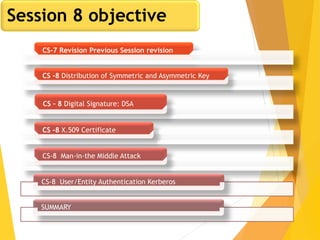 Network security cs8 | PPT